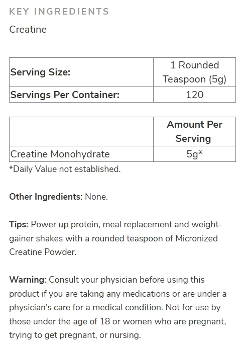 Optimum Nutrition Micronized Creatine Powder (600g) – NutriOX Distribution